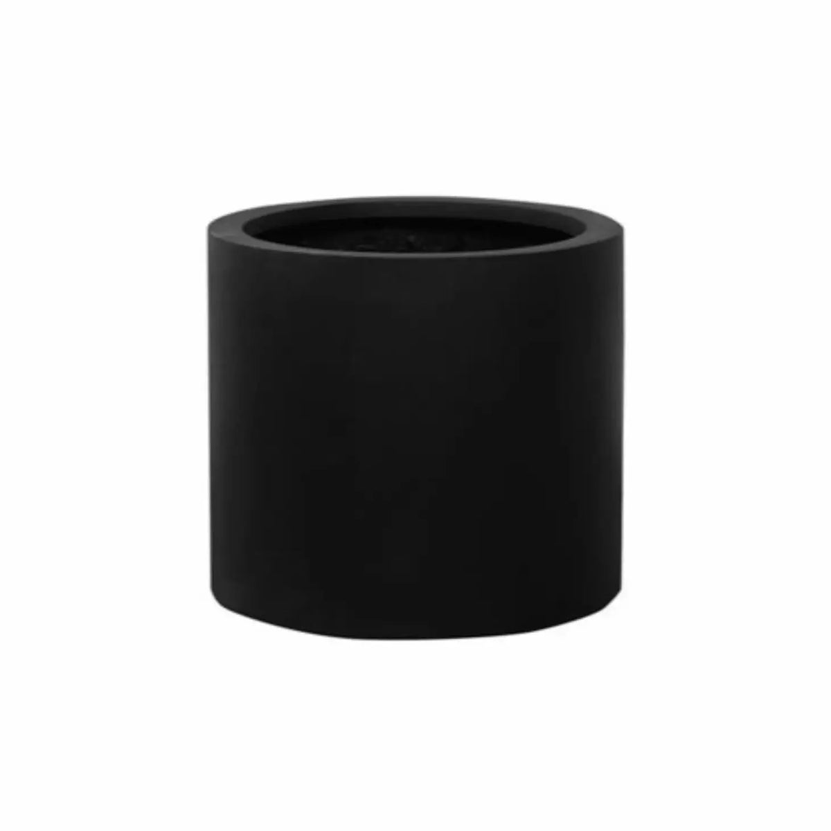 Fiberstone Round plain matt black – Nordstrand Møbler og Interiør