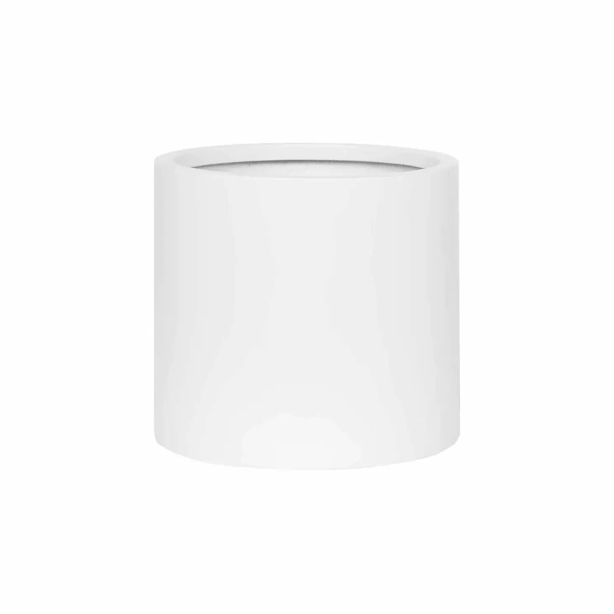Fiberstone Round plain matt white – Nordstrand Møbler og Interiør